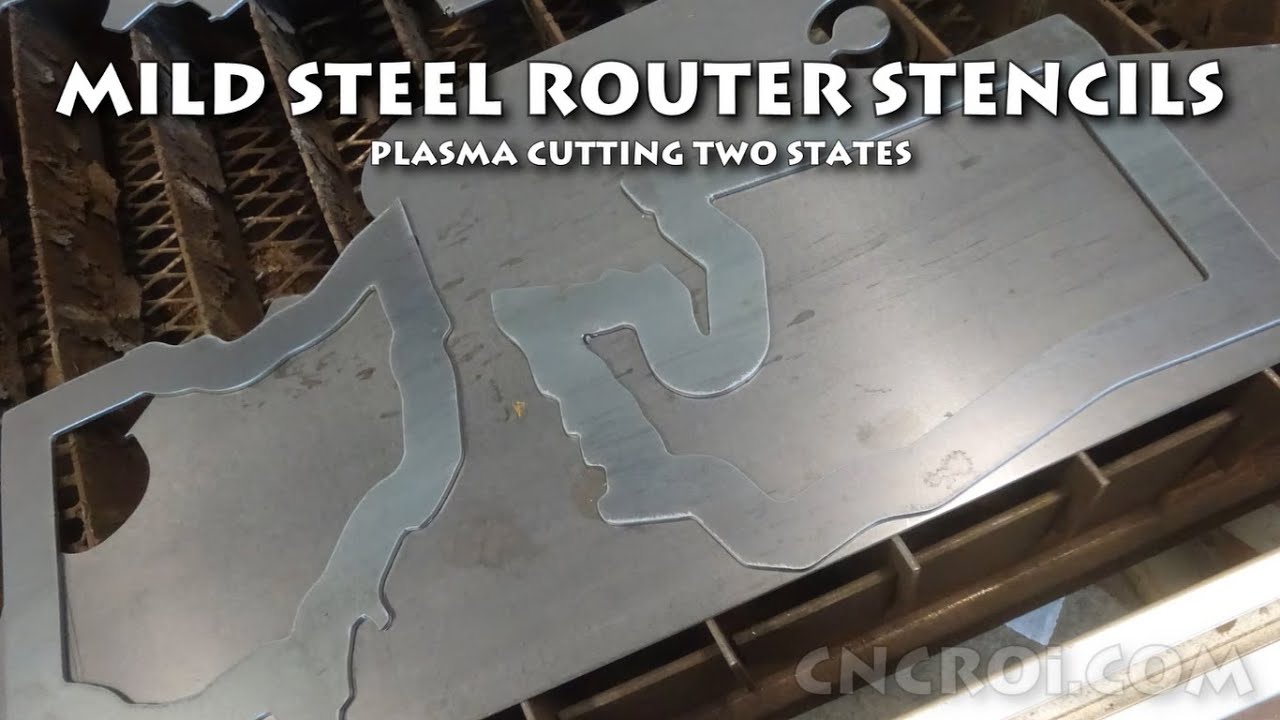 Custom Mild Steel Router Stencils - YouTube