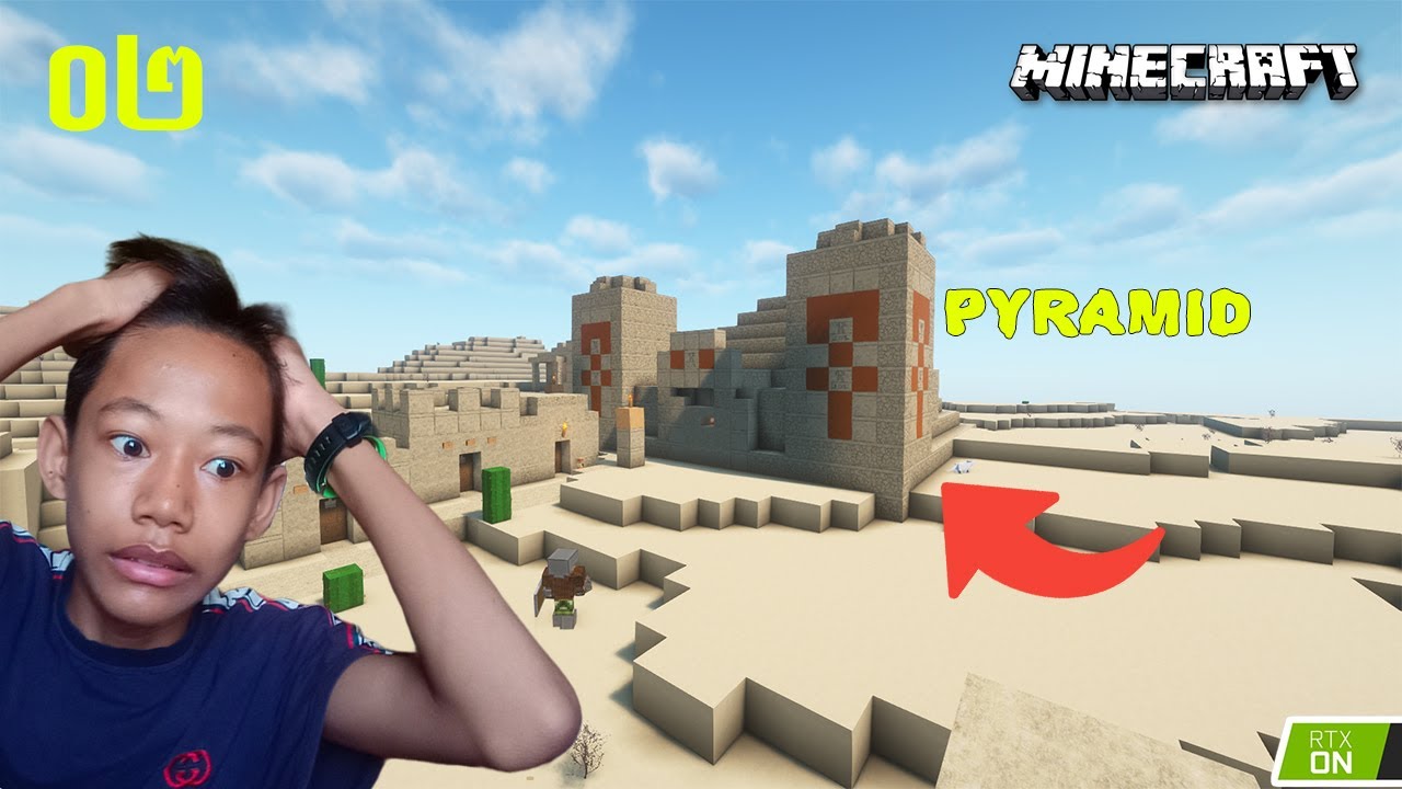 បេសកកម្មស្វែងរក Pyramid របស់ Steve ហេង!!🤣 EP 2 | Minecraft RTX gameplay ...