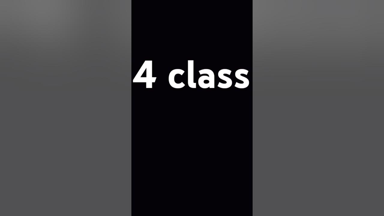 4 class - YouTube