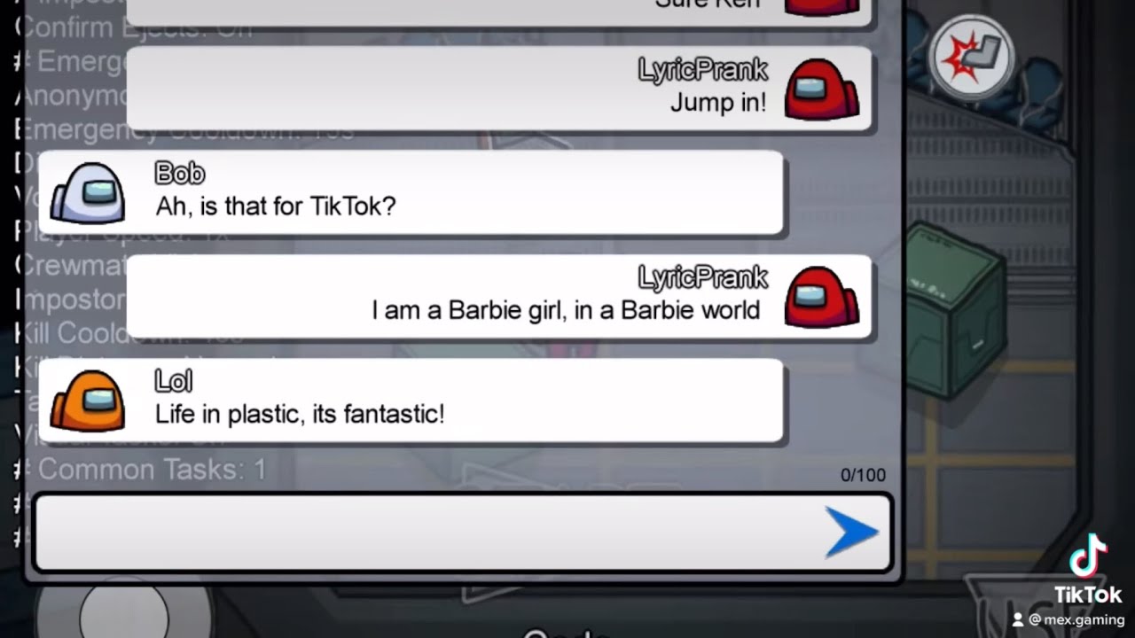 Barbie Girl | Lyrics Prank Among Us - YouTube