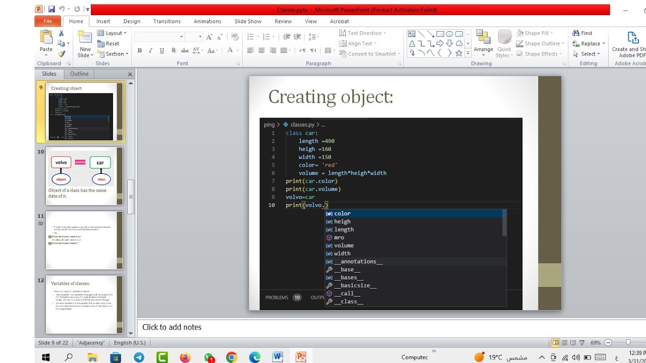 Classes In Python Object Oriented Programming Oop Youtube 5335
