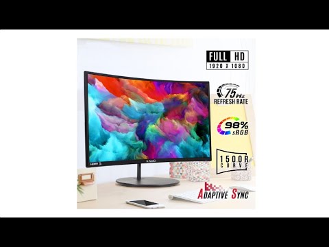 Kado 24" Curved 1500R 1920x1080 Computer Monitor - YouTube