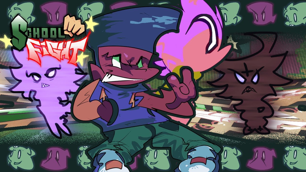 FNF School Fight | FNF MOD GAMEPLAY | FC (FULL COMBO) - YouTube