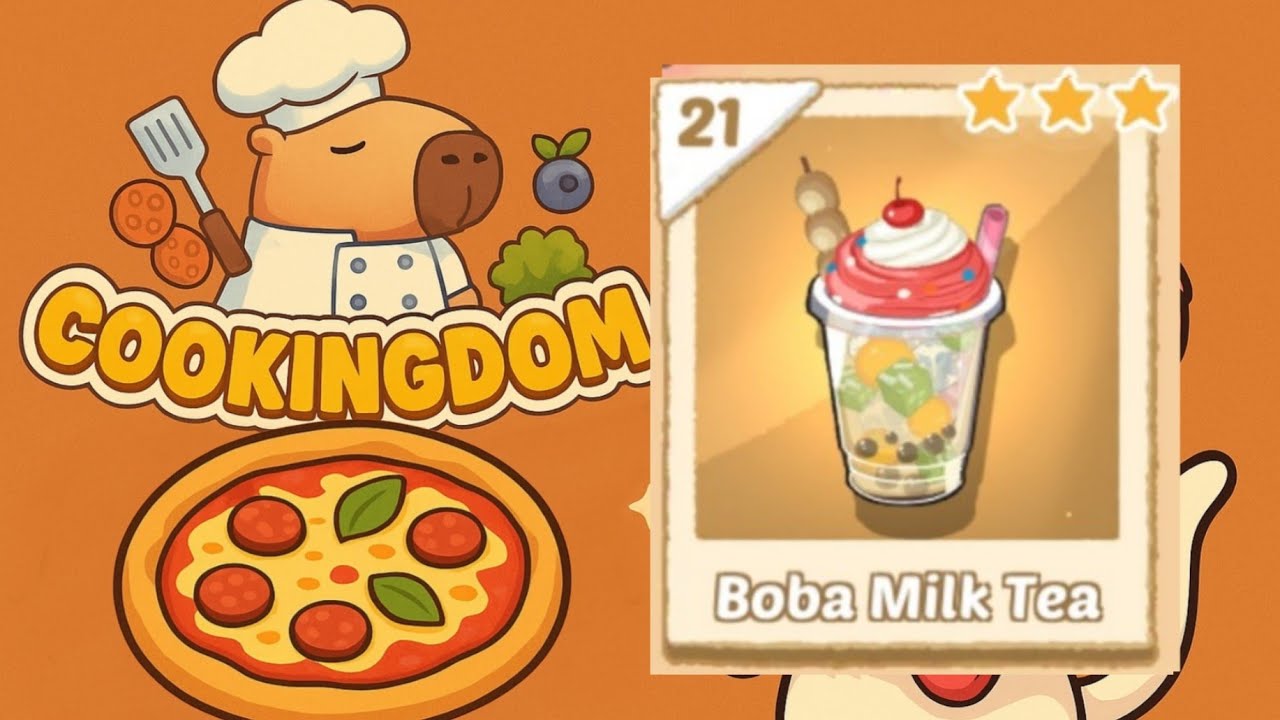 Cookingdom Level 21 Walkthrough – Boba Milk Tea - YouTube