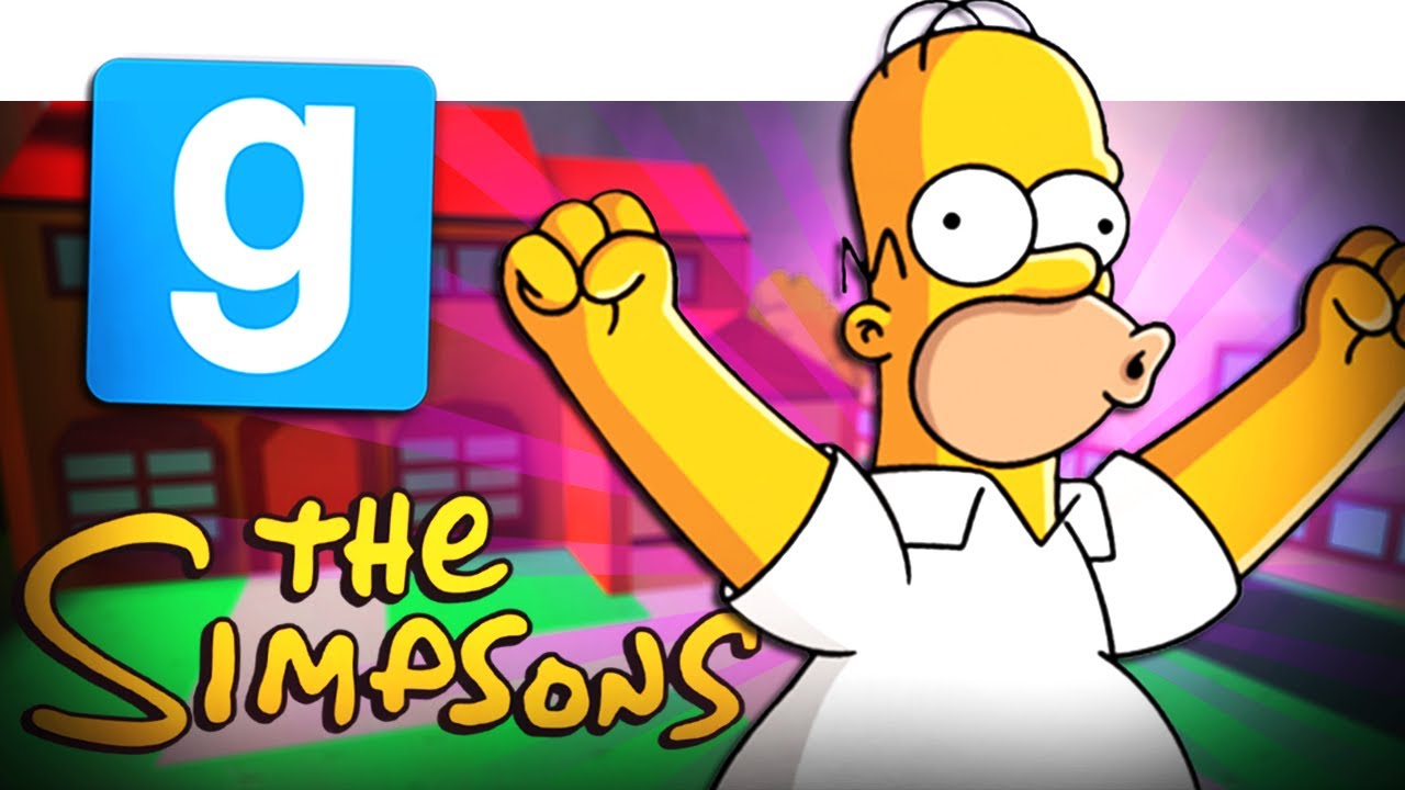 Die Map ist mega WITZIG! | Gmod Deathrun - (Simpsons Edition) - YouTube