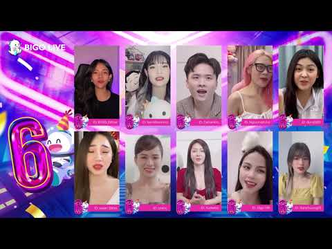 BIGO LIVE Vietnam - Dàn streamer đồng loạt chúc mừng Sinh Nhật BIGO LIVE lần thứ 6