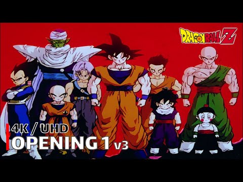 Dragon Ball Z - Opening 1 v3 (Cha-La Head-Cha-La) | 4K UHD Creditless | Subtitles