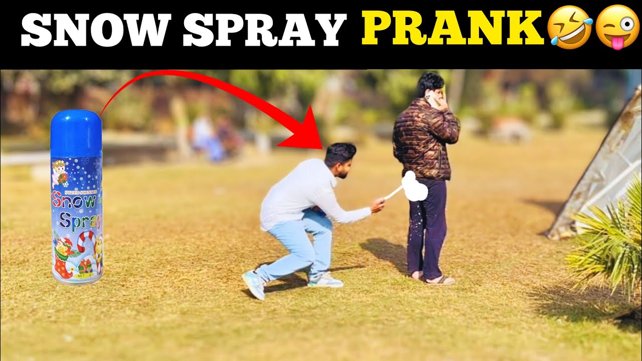 Snow Spray Prank🤣😜|| Prank Gone Wrong 😑😱 - YouTube