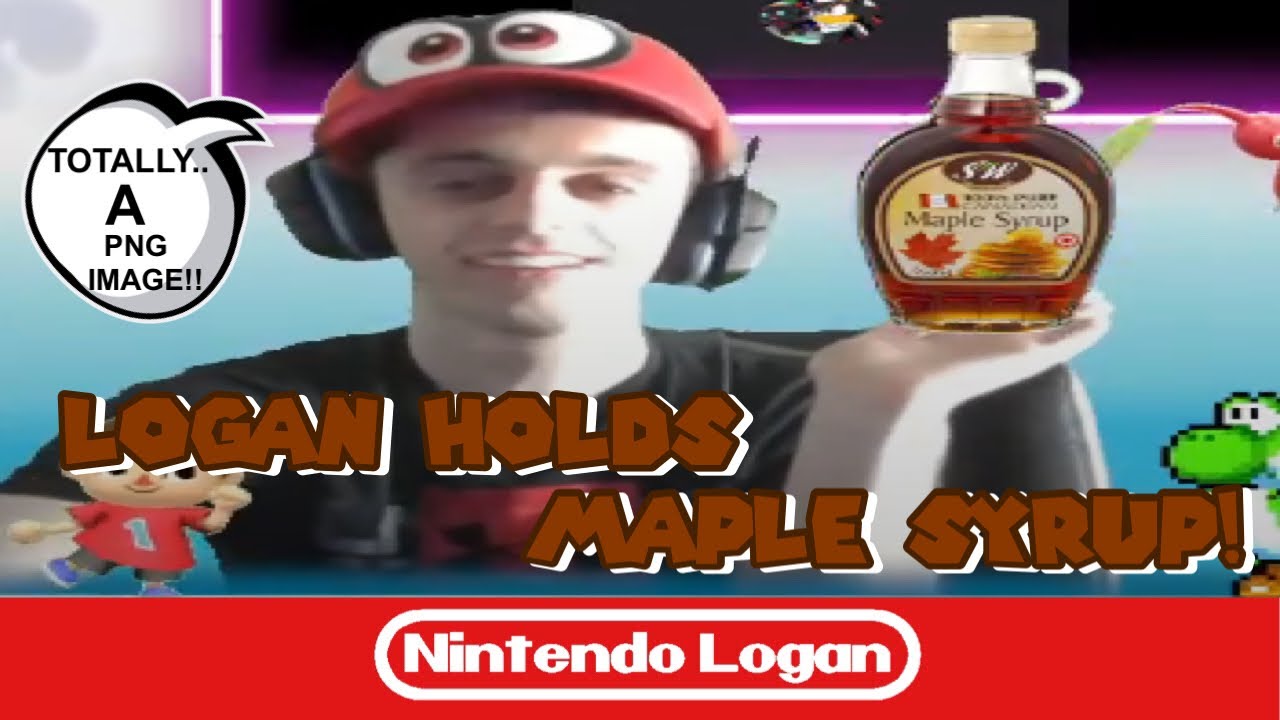 Logan Holds Maple Syrup! | Nintendo Logan Clips! - YouTube
