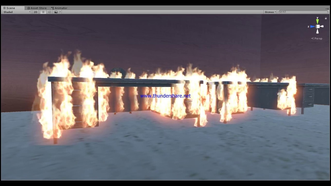 Fire Spreading in Unity - YouTube