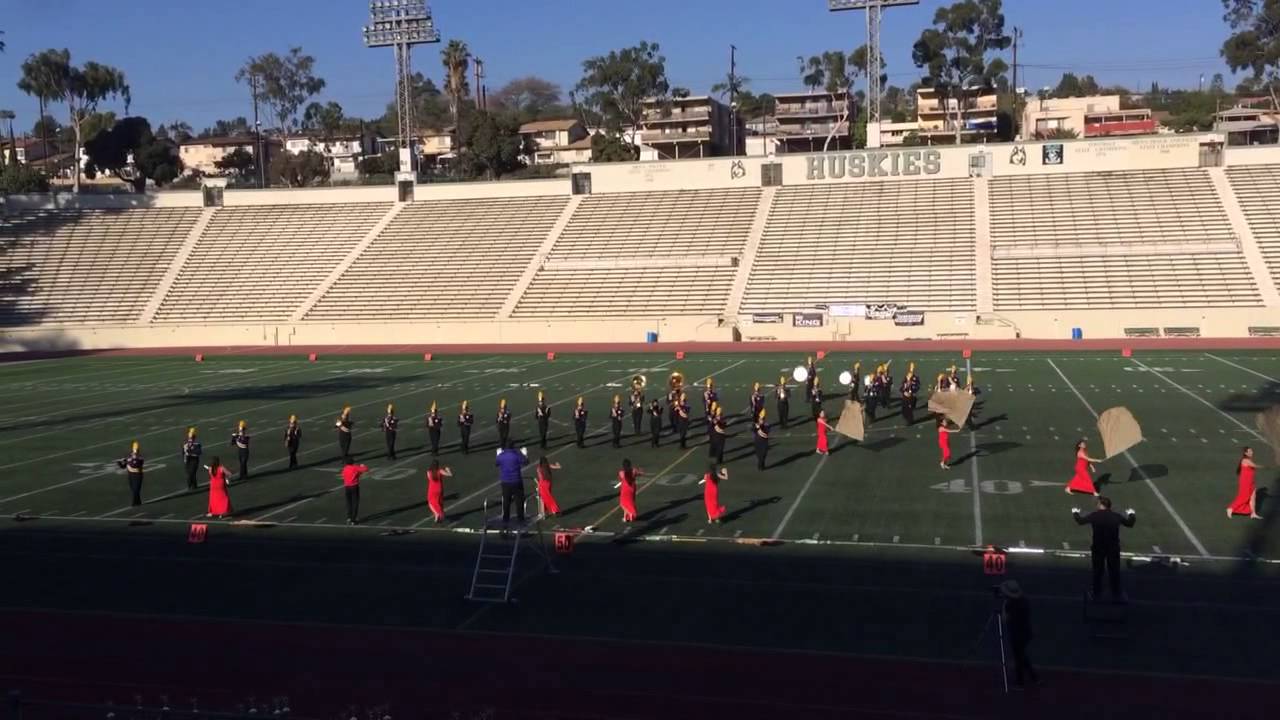 Bell HS Band and ColorGuard at LAUSD Championships 2014 - YouTube