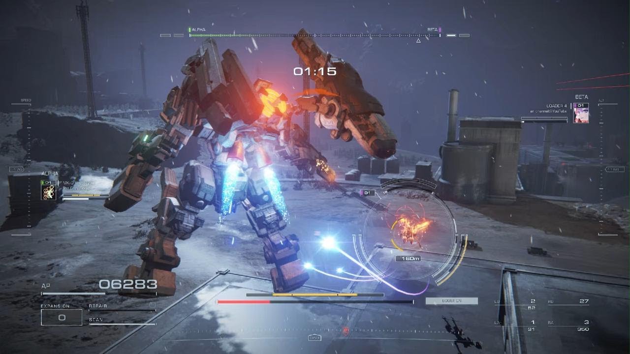 Armored Core 6 PVP - Prototype Sentry Unit combat test - YouTube