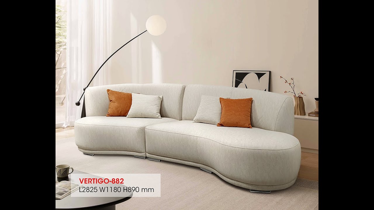 U SHAPE SOFA (VERTIGO-884 / VERTIGO-882) - YouTube