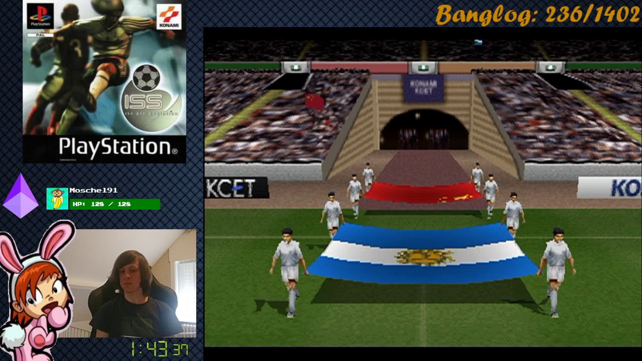 ISS Pro Evolution (PS1) - Full Playthrough [Part 1/5] - YouTube