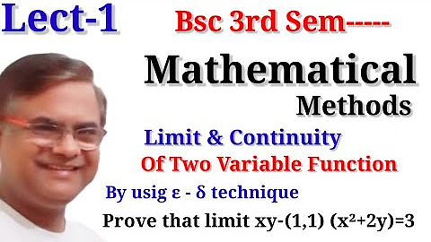Mathematical Methods Bsc 3rd sem - YouTube