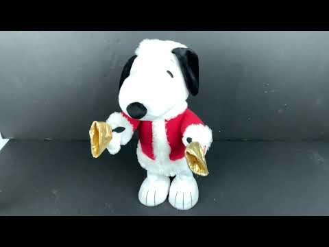 Christmas Snoopy Animated Musical Bell Ringing - YouTube