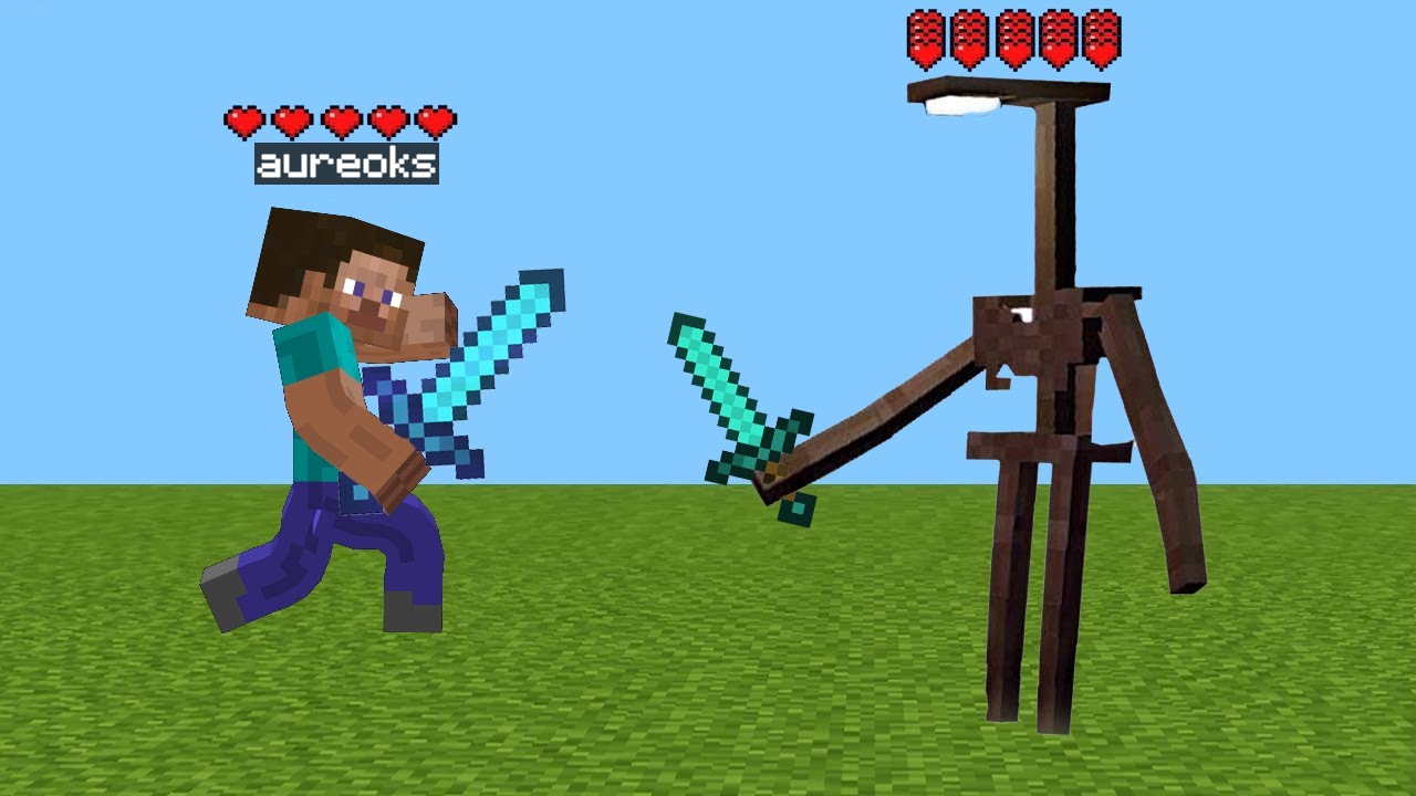 WALCZĘ z LIGHT HEAD w Minecraft! - YouTube