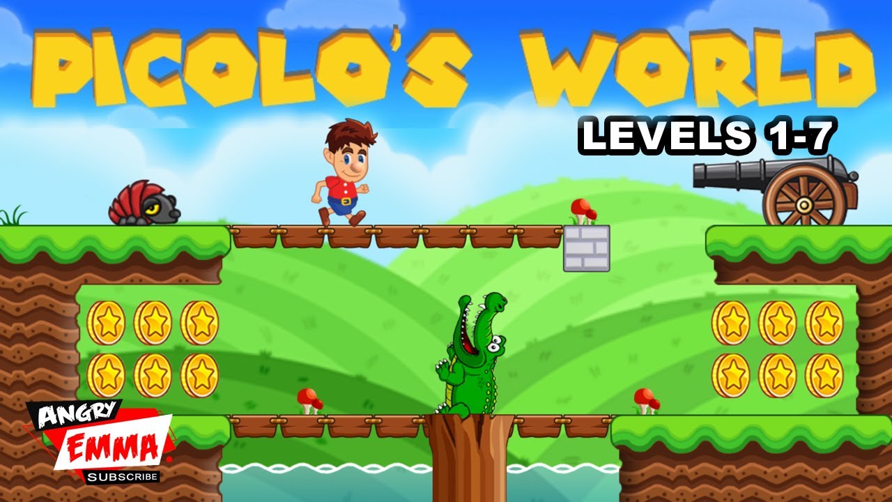 Picolo's World Super Adventure - Levels 1-7 - YouTube