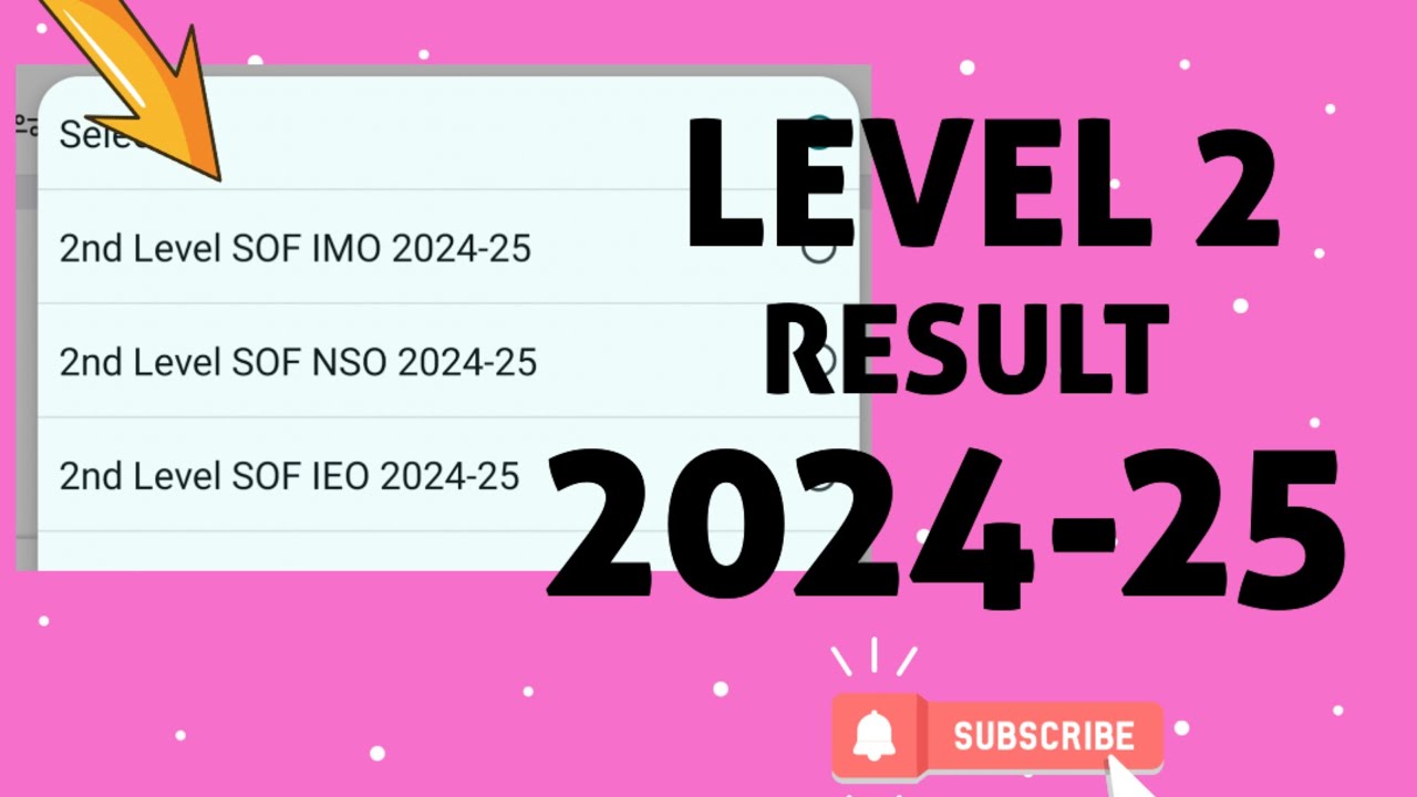 SOF LEVEL 2 RESULT 2025 IS DECLARED/CHECK YOUR RESULT @OForOlympiad - YouTube
