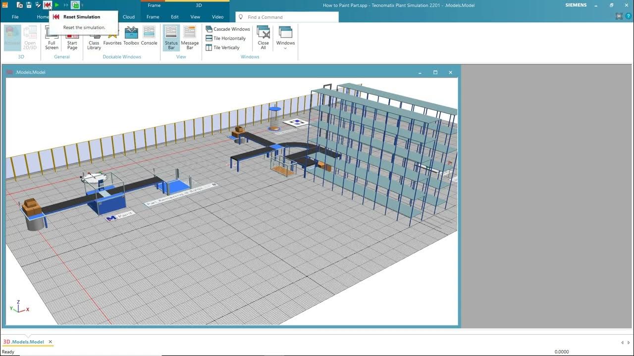 Tecnomatix Plant Simulation Example of How to Change color of Part ...