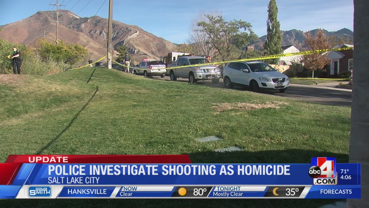 Salt Lake City shooting being investigated as homicide - YouTube