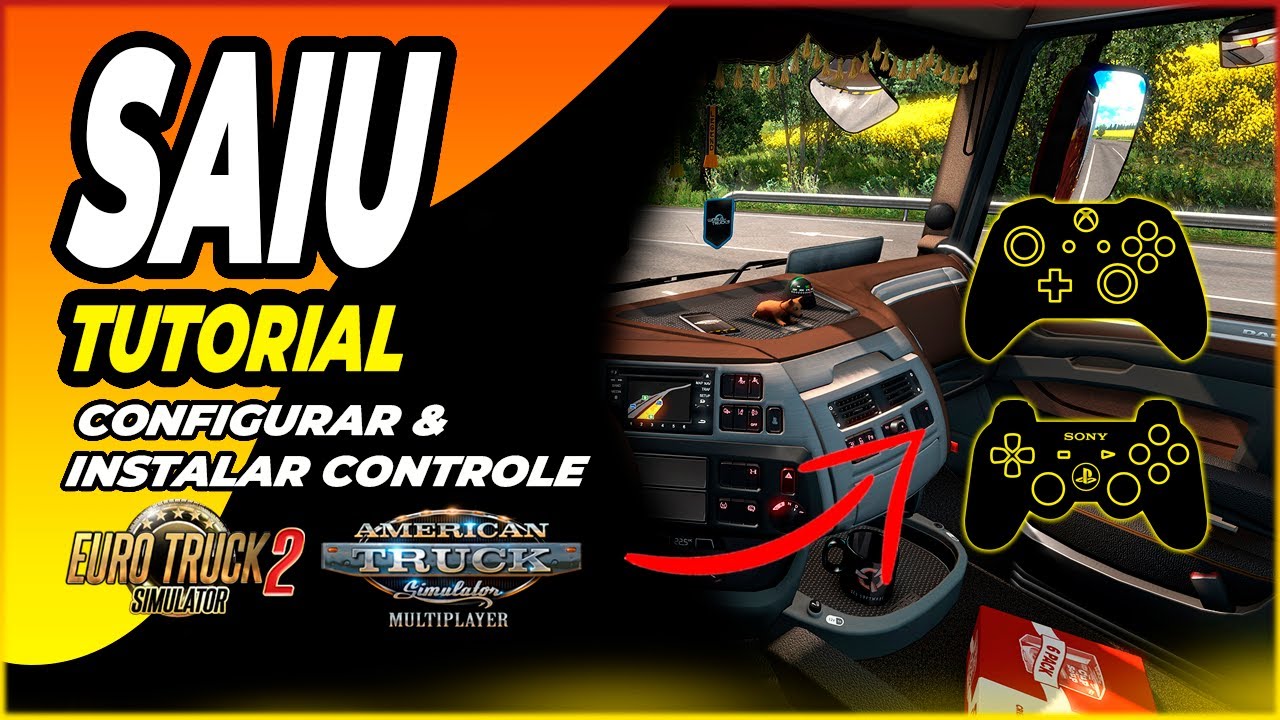 COMO CONFIGURAR CONTROLE DE XBOX PLAYSTATION EURO TRUCK SIMULATOR 2 ...