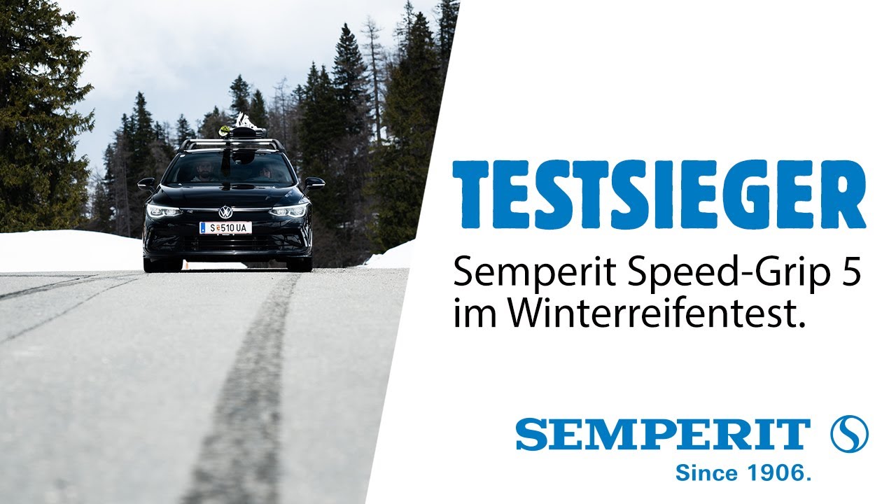 Der Semperit Speed-Grip 5 Winterreifen ist dem Winter immer eine Spur ...
