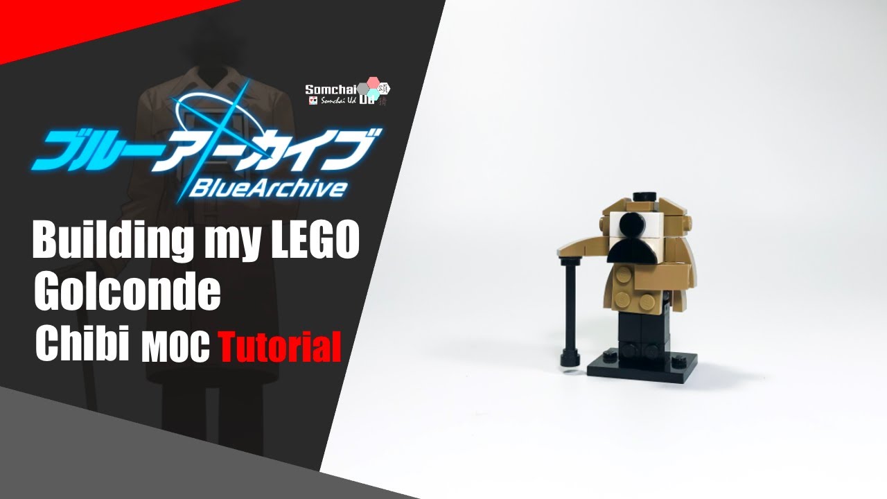 LEGO Blue Archive Golconde Chibi MOC Tutorial | Somchai Ud - YouTube