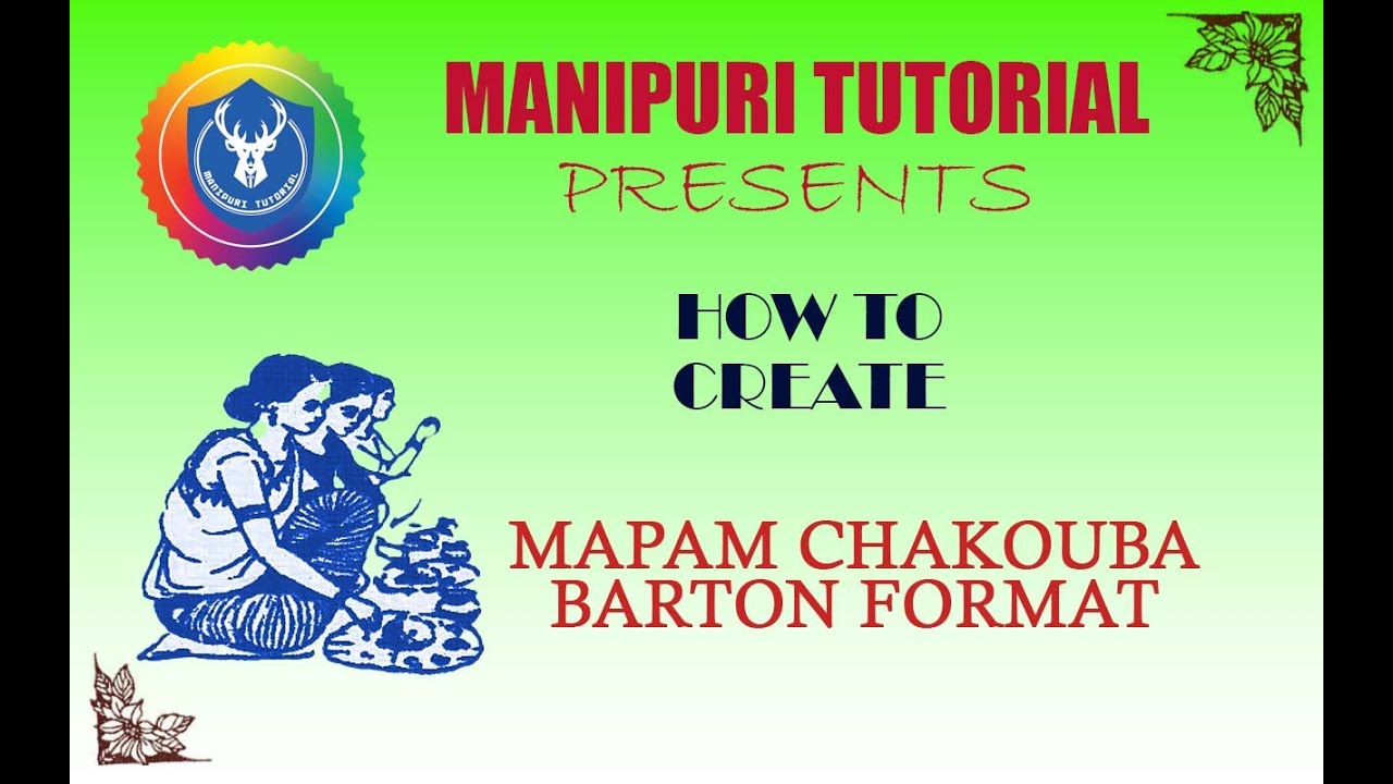 How to Create Mapam Chakouba Barton Format - YouTube