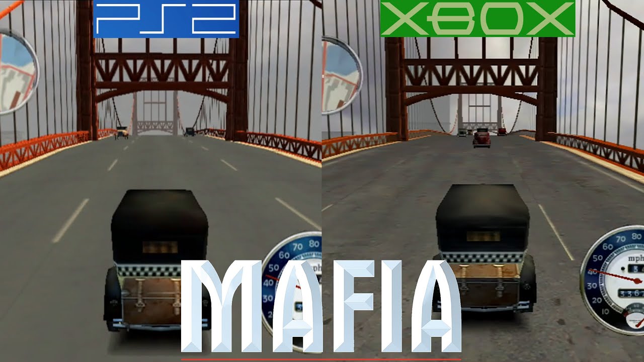 Mafia PS2 VS XBOX - Graphics Comparison - Frame Rate - 4k - Real ...
