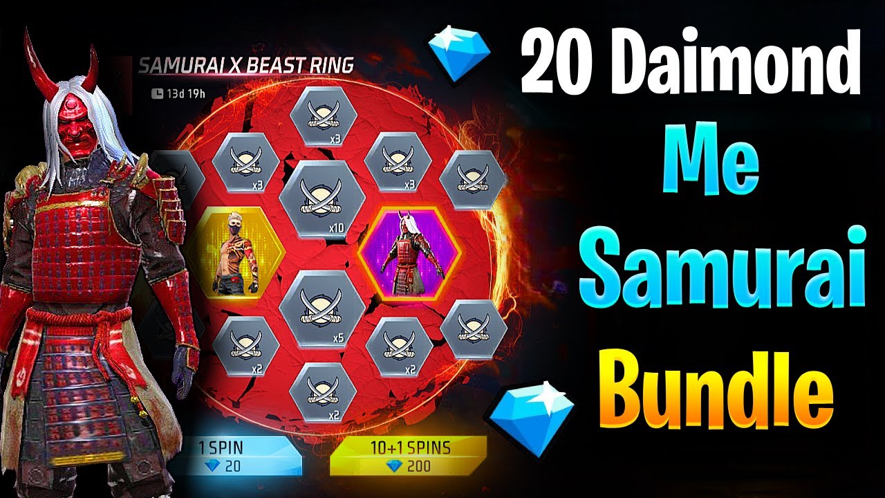 Zombie Samurai Bundle Spin || Free Fire || 👹 - YouTube