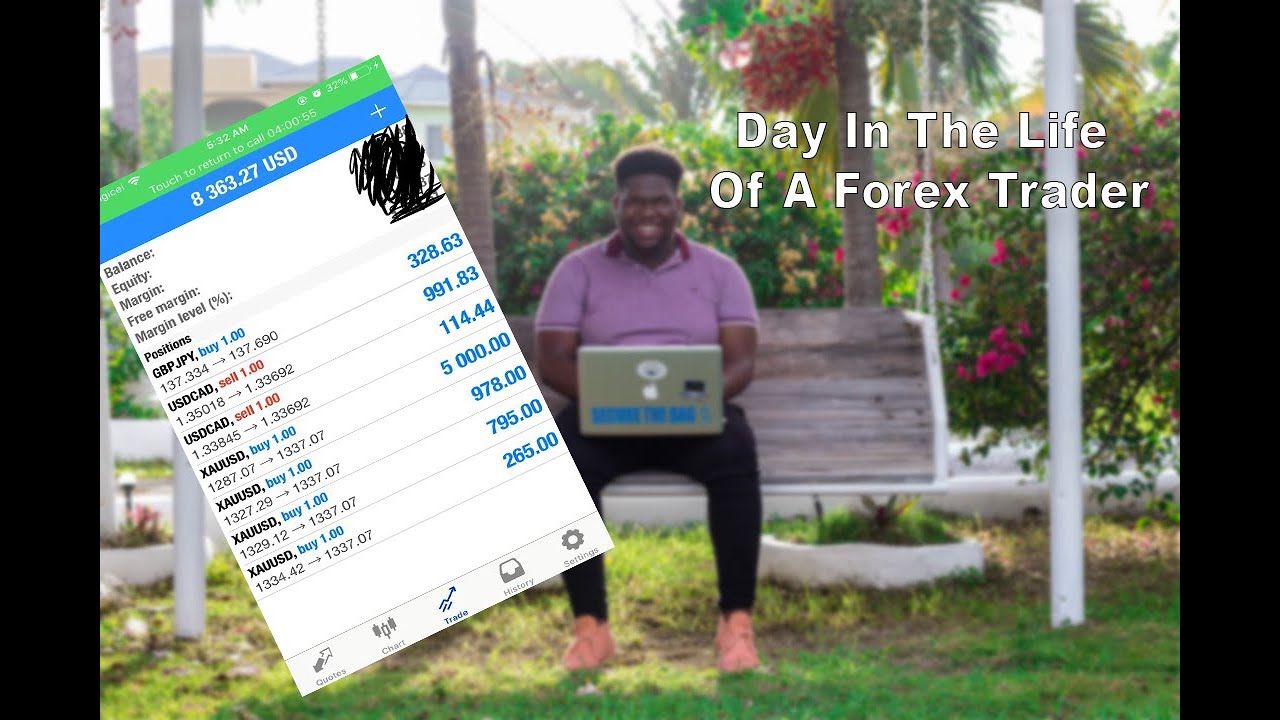 Day In The Life Of A Jamaican Forex Trader (Live Profits) - YouTube