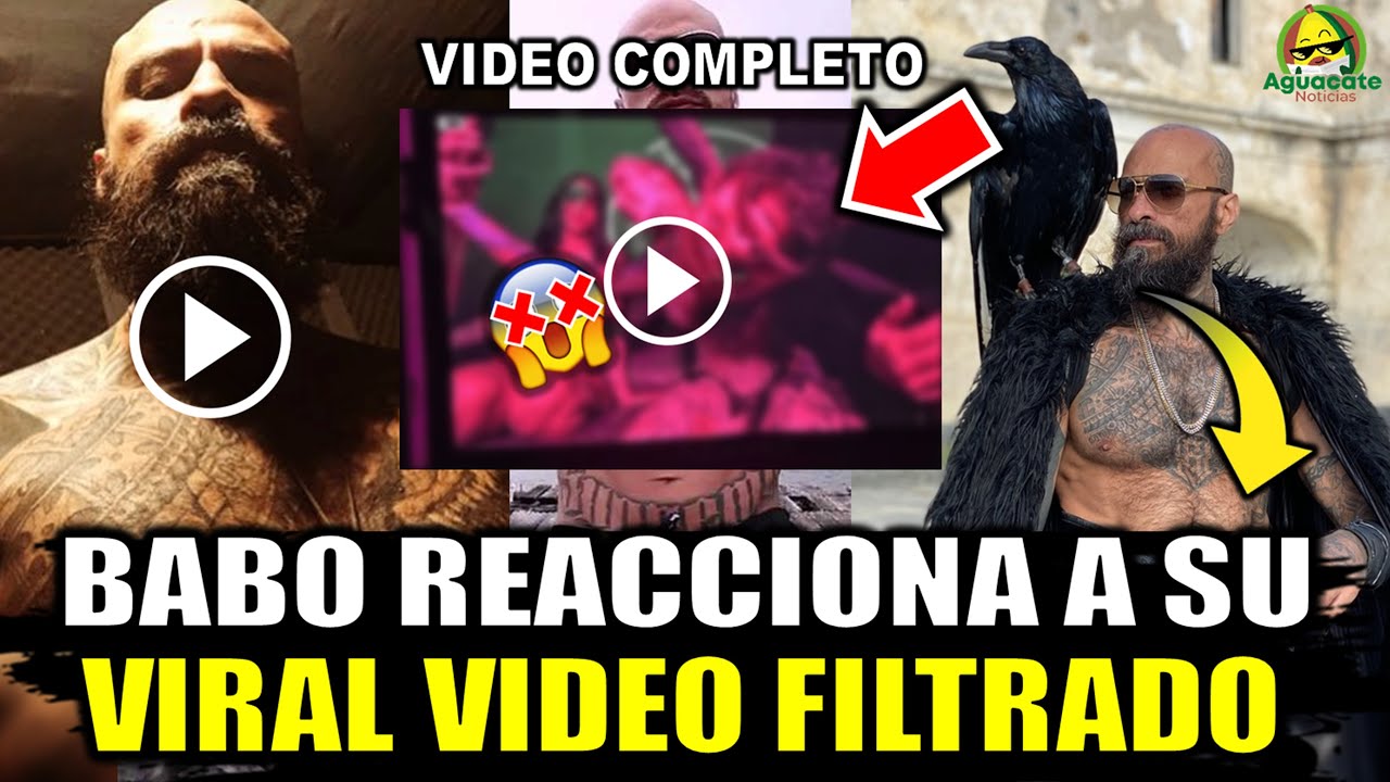 Asi REACCIONA Babo por su VIDEO FILTRADO en las redes | babo cartel de ...