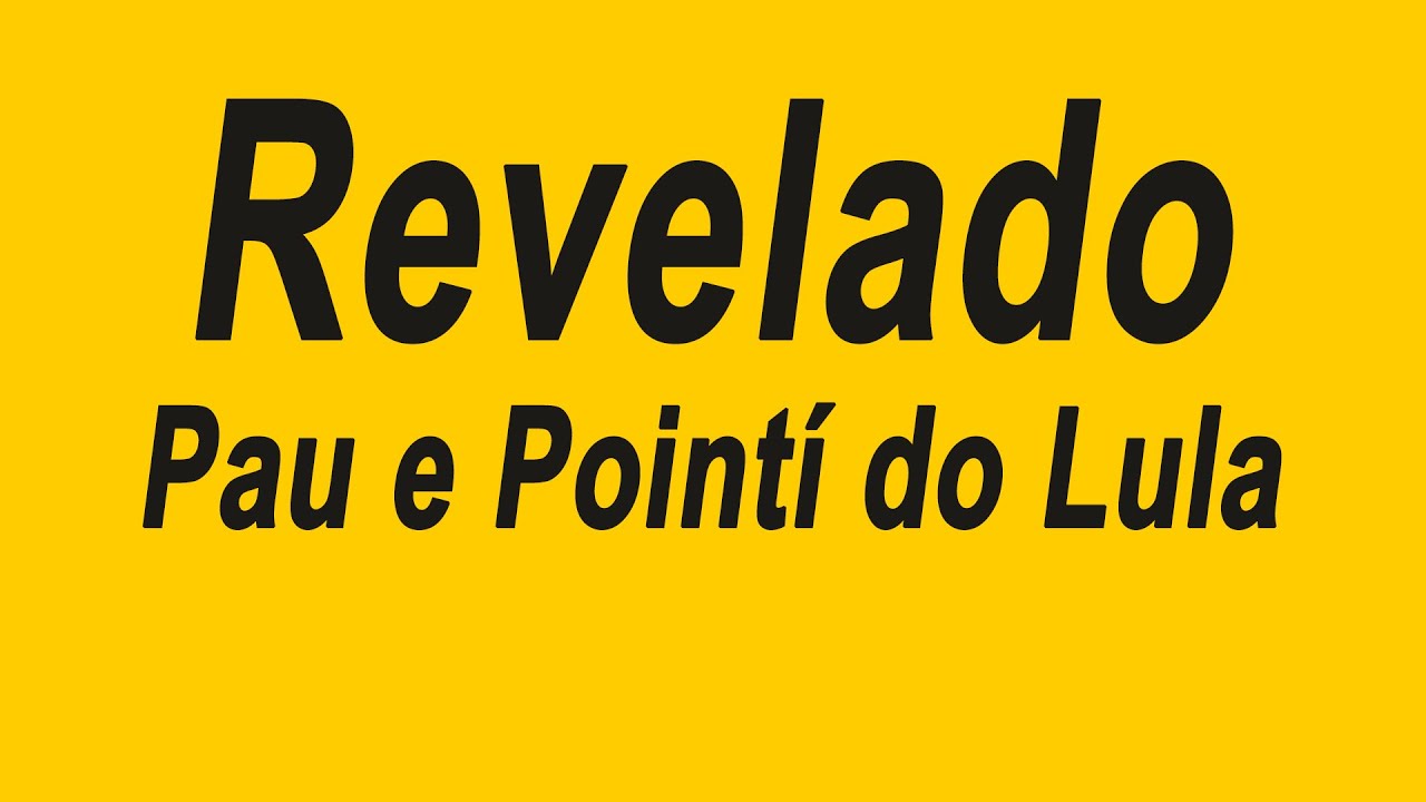 Revelado o Power Point do Lula que não deu certo - YouTube