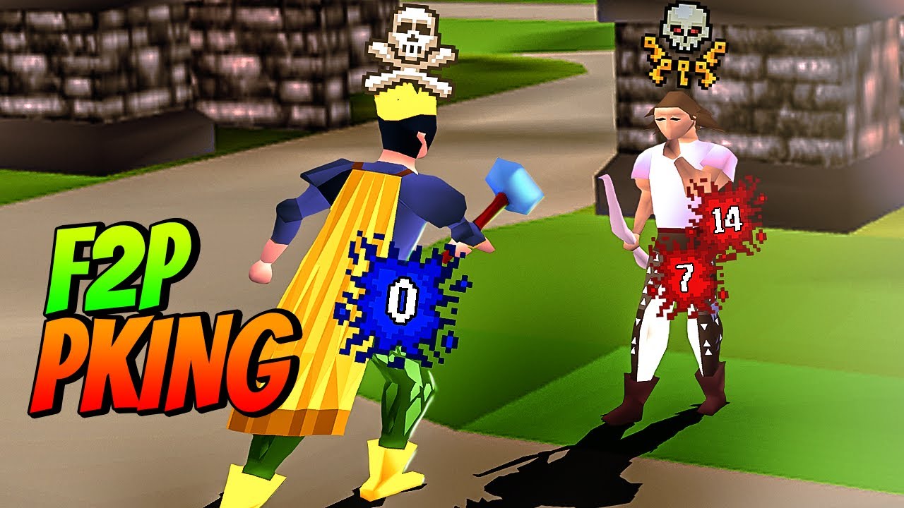 Rune Warhammer Pking OSRS F2P Pking #osrs - YouTube