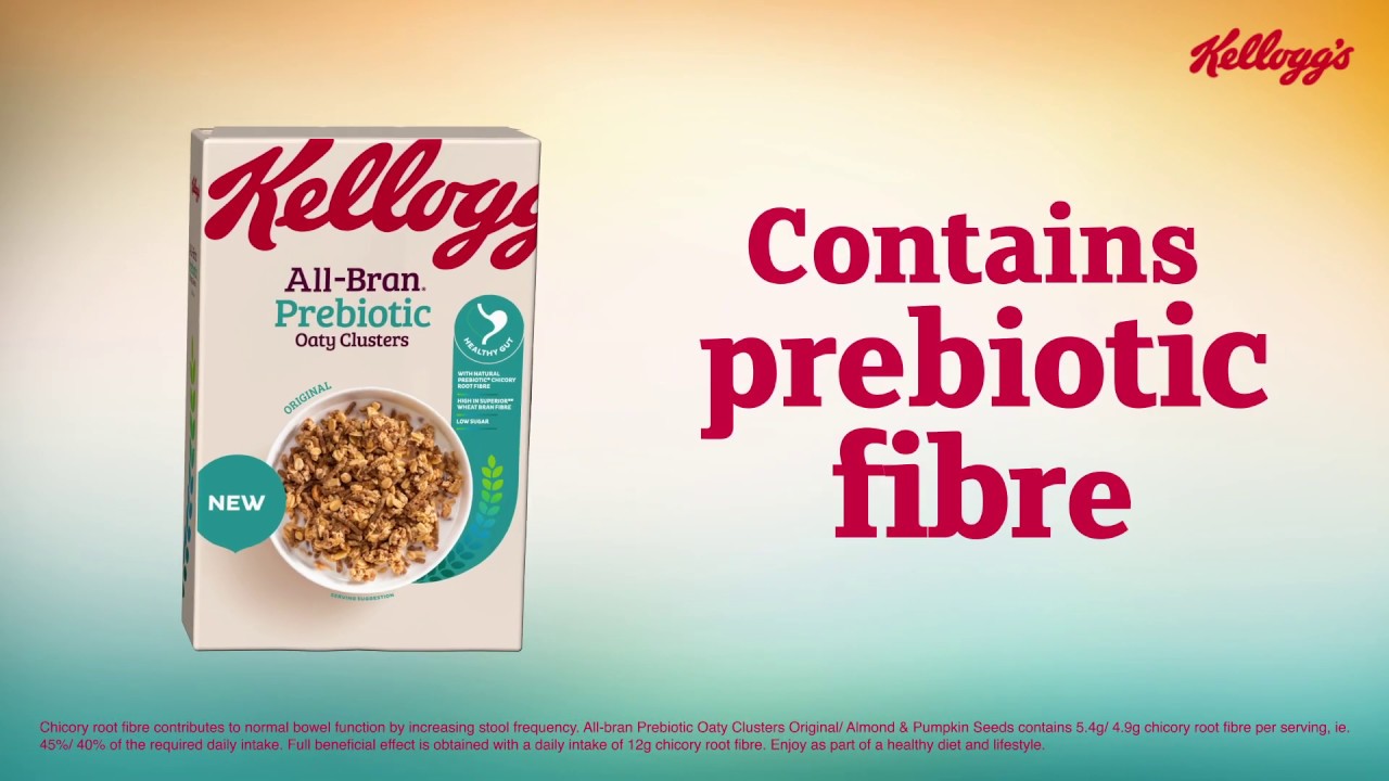 Kellogg's All-Bran Prebiotic - YouTube