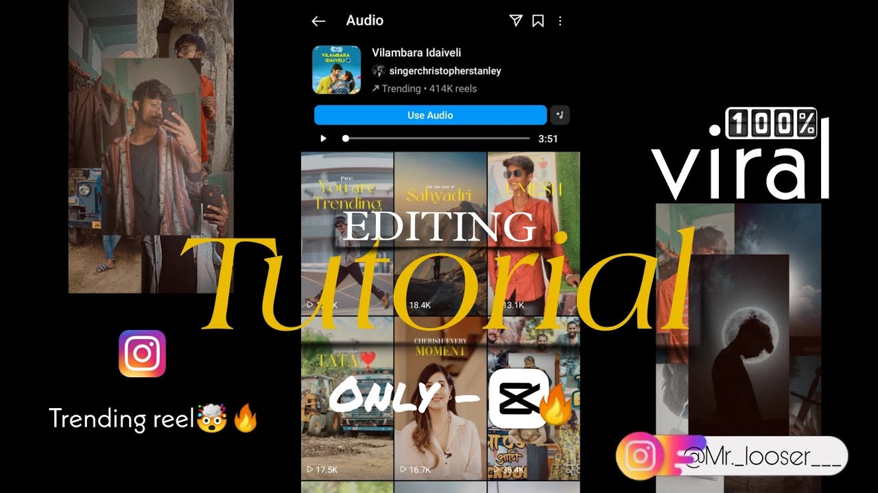 INSTAGRAM TRENDING REEL🤯💯 EDITING TUTORIAL ऐसे EDIT करोगे तो REEL 💯 ...