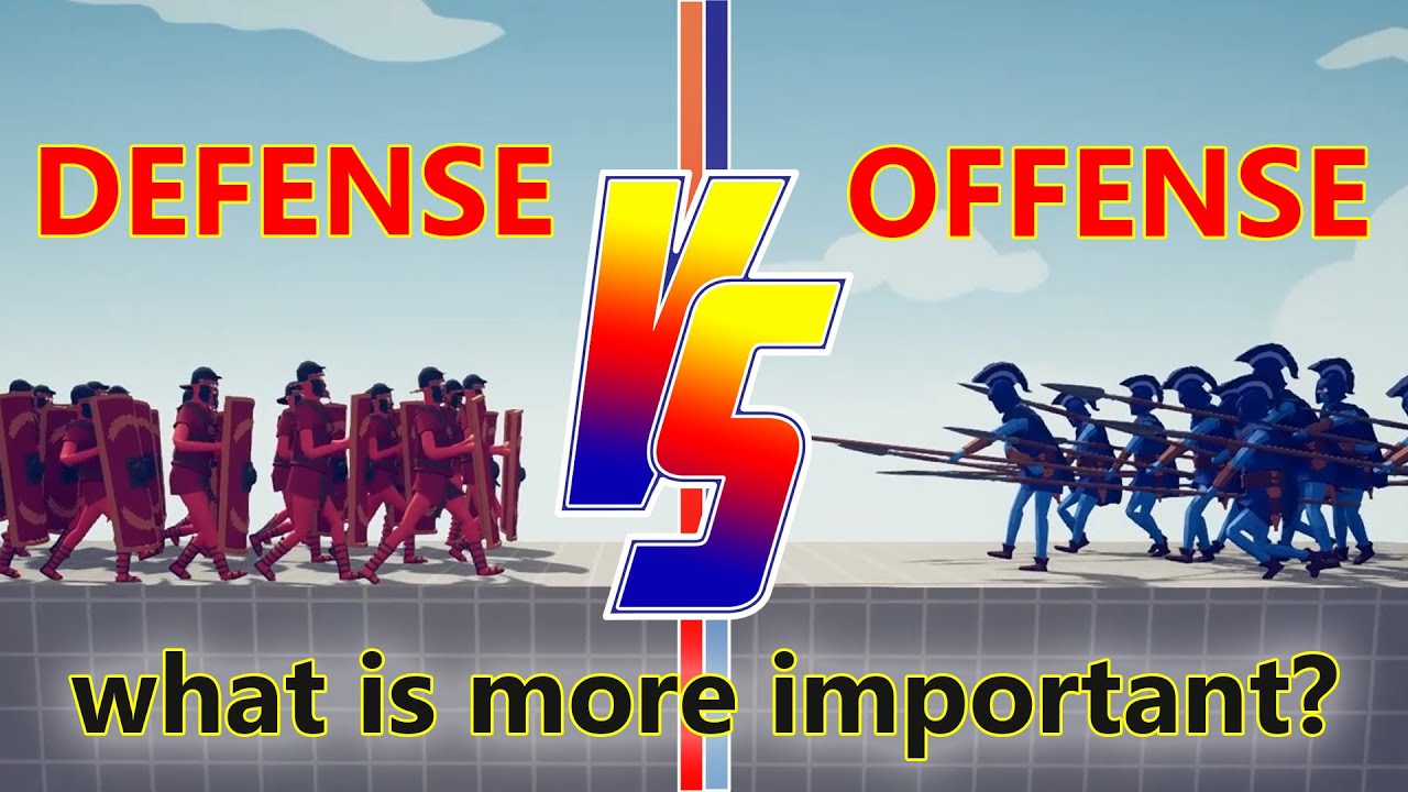 Offense vs Defense - Which is more effective in battle? TABS - Totally ...