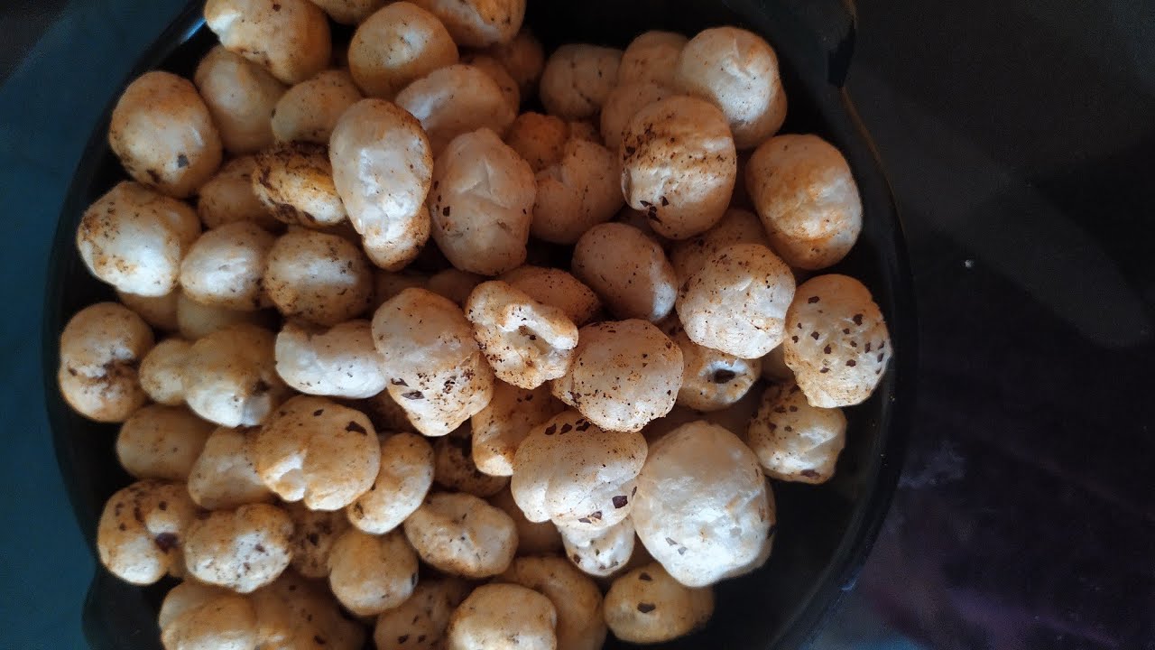 Lotus seed fry||Fried Makhana||healthy evening quick snack by Kavitha's ...