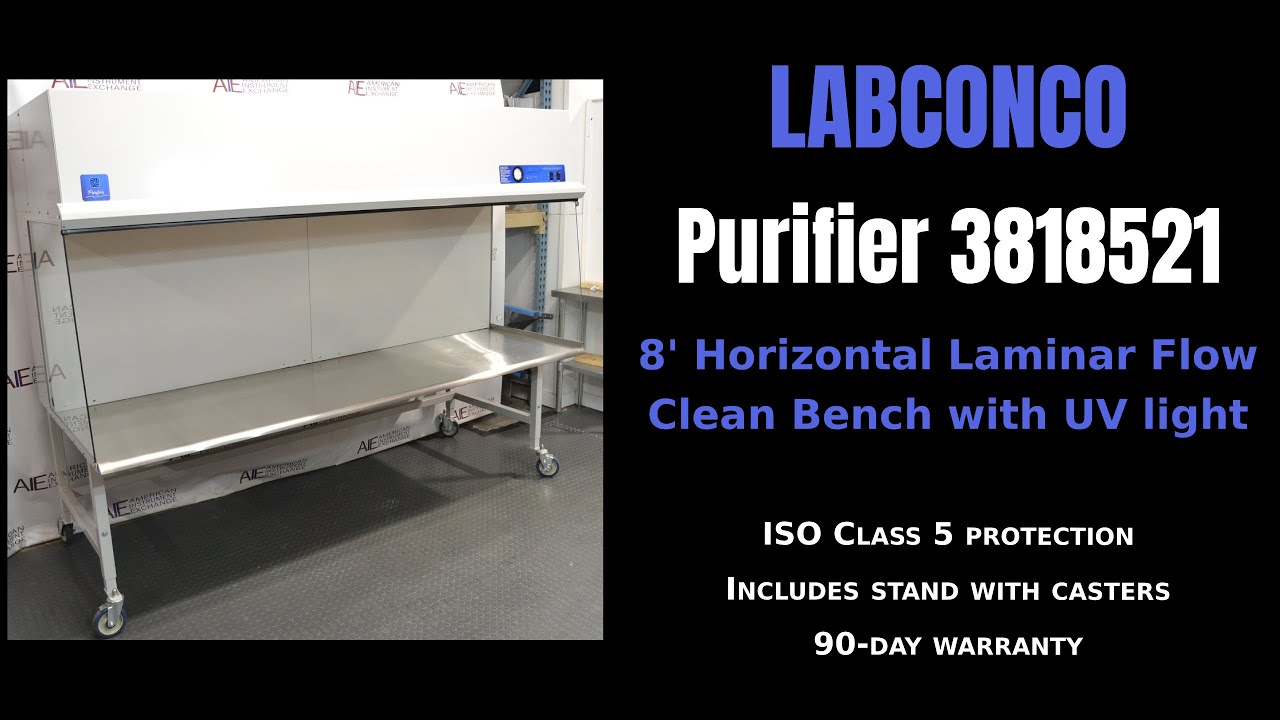 Labconco Purifier Horizontal Clean Bench with UV light 3818521 (Item ...