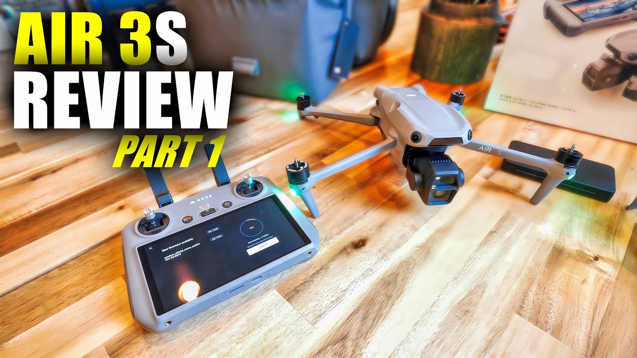 DJI Air 3S Review | Part 1 In-Depth | Unboxing, Setup, Updating ...