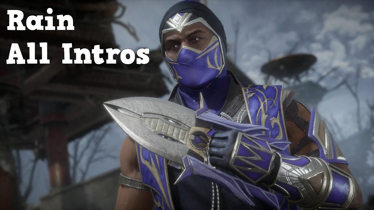 Mortal Kombat 11: Rain All Intro Dialogues - YouTube