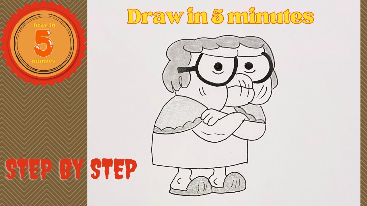 How to draw big city greens grandma | how to draw | easy drawing - YouTube
