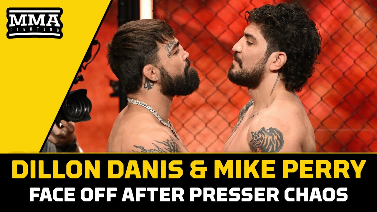 Dillon Danis, Mike Perry Face Off After Chaotic Prime Card Presser ...