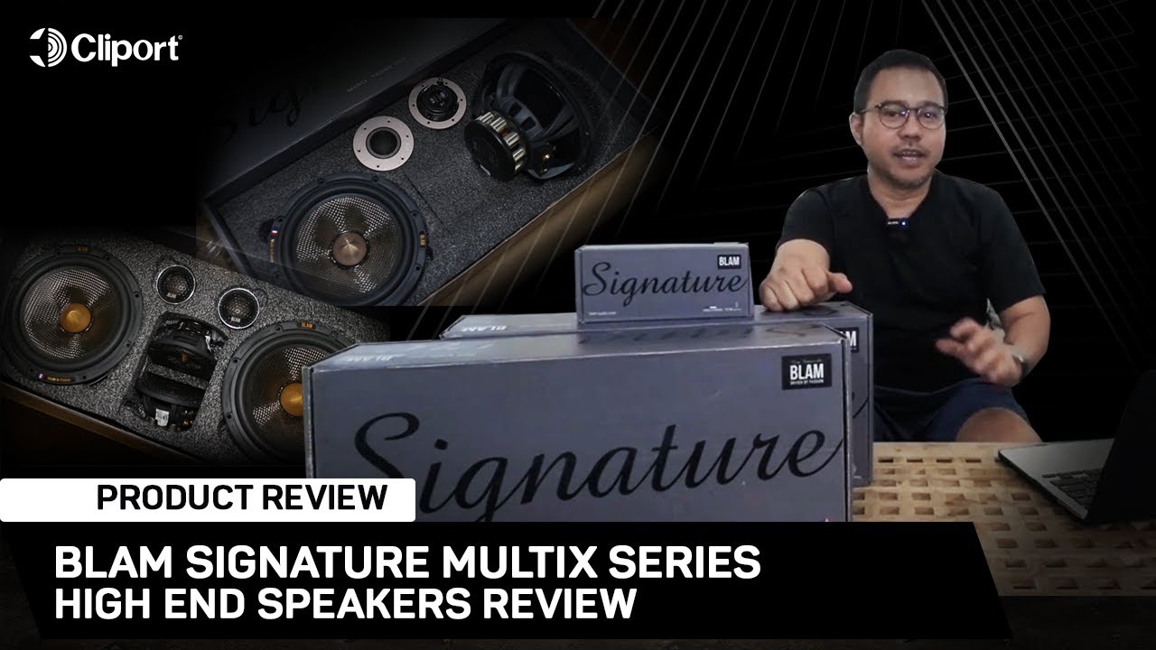 Review Speaker High-End BLAM Audio Signature Multix Series - YouTube