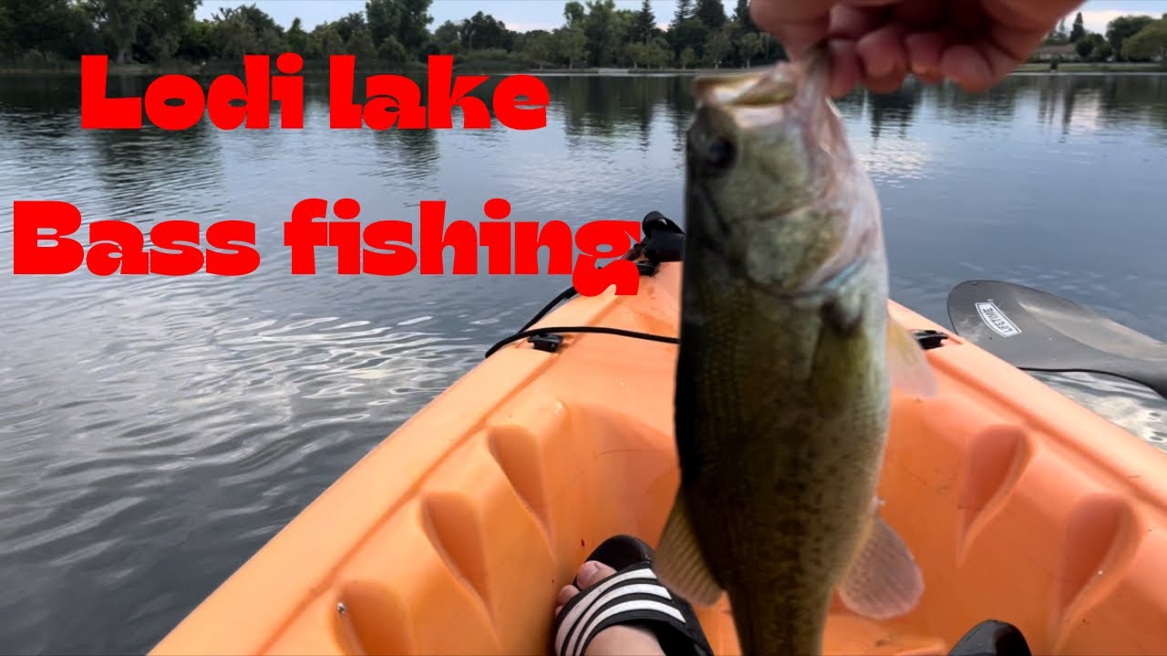Lodi Lake bass fishing - YouTube