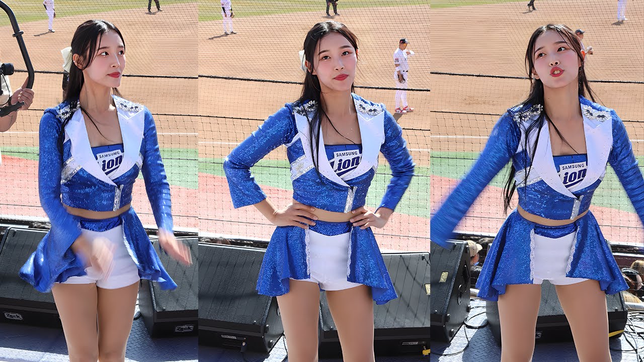 [4k] 삼성의 얼굴이 되어버린 미녀 이수진의 생동감 넘치는 율동 | LEE Su-Jin CheerLeader (24.03.23 ...