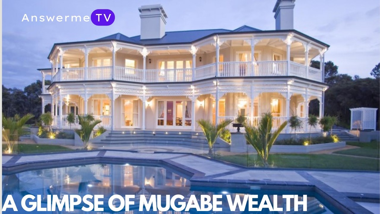 A glimpse of Mugabe's Wealth: Blue Roof Mansion - YouTube