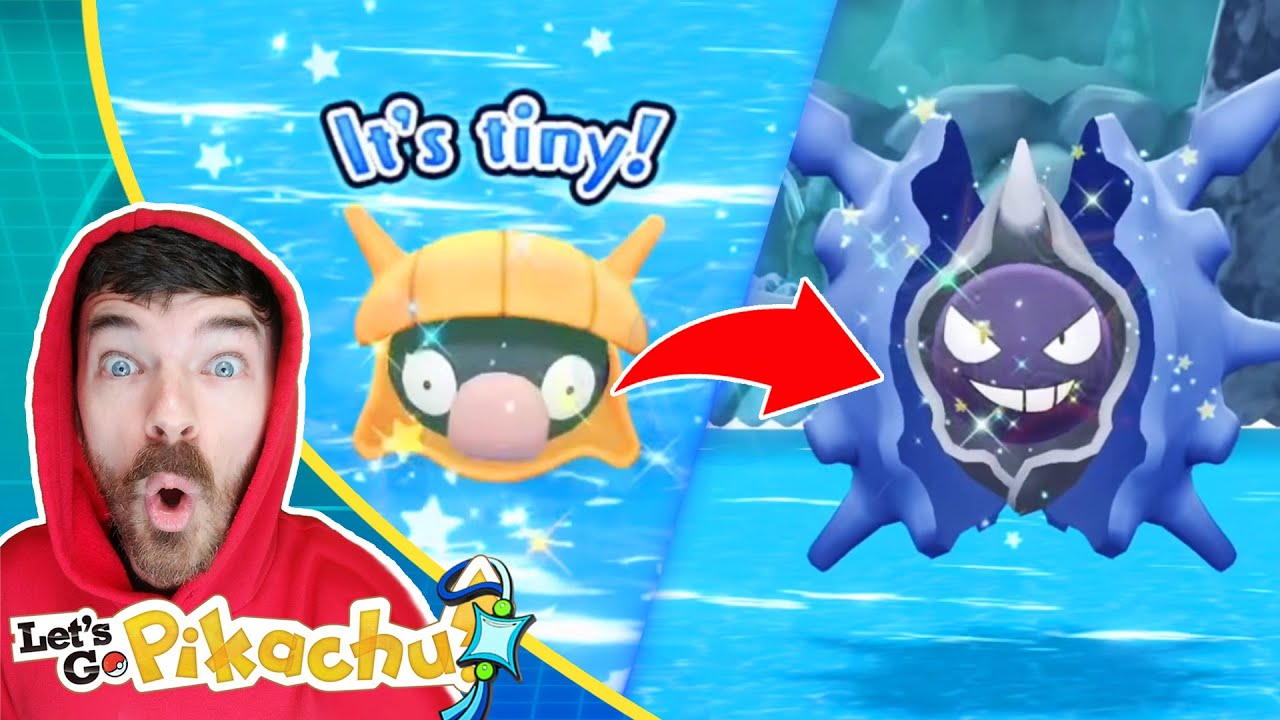 Shiny Shellder & Shiny Cloyster In The Wild | Pokemon Let's Go Pikachu ...