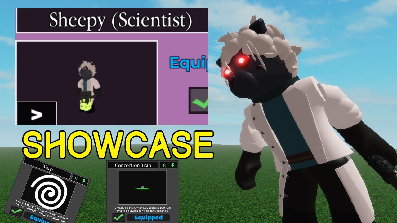 Roblox Piggy | Sheepy ALT Skin, Concoction Trap, and Warp Ability | Mrs ...